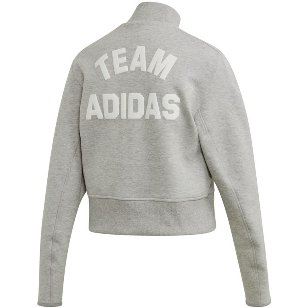 Grey / Gray Team Adidas High Neck Turtleneck Sweater,… - Gem